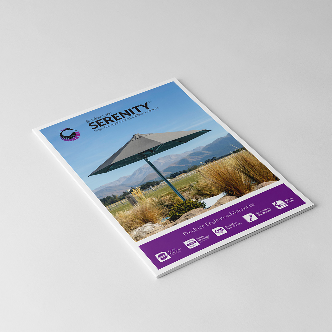 Shadowspec Serenity™ Umbrella Brochure - Product Information