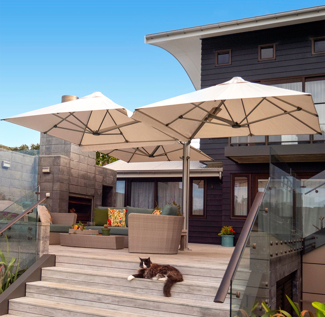Shadowspec Unity™ - Multi Canopy Cantilever Umbrella